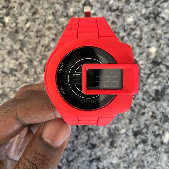 Diesel | Accessories | Diesel Red Watch Stylish | Poshmark